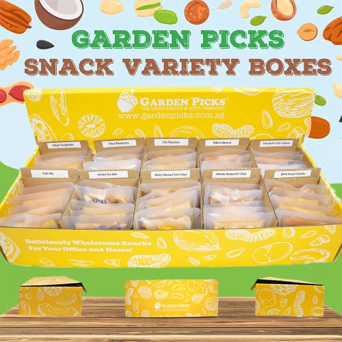 Yellow Box (Sweet & Savoury Sensation Snack Box) | Garden Picks